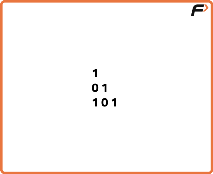 Pattern - 11: Binary Number Triangle Pattern - Tutorial