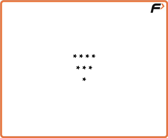 Pattern - 8: Inverted Star Pyramid - Tutorial